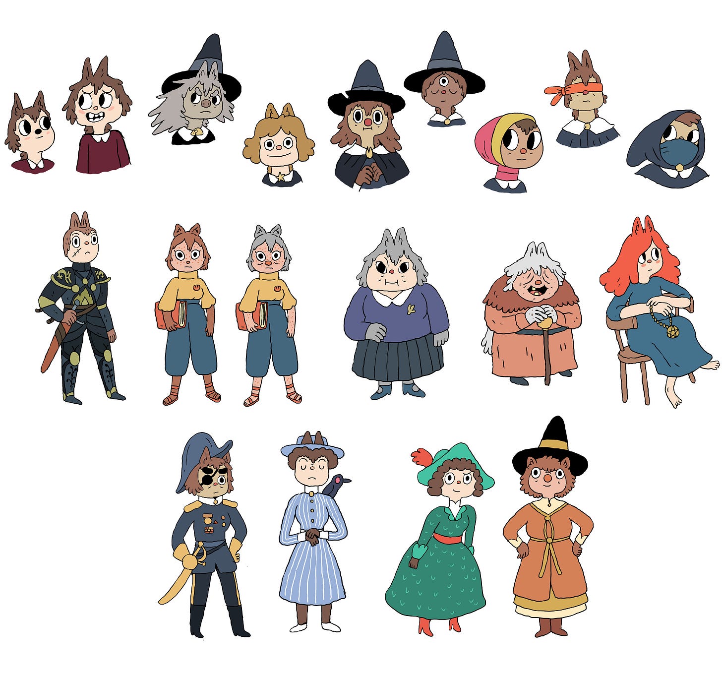 Ghosts and Witches - by Julia Pott