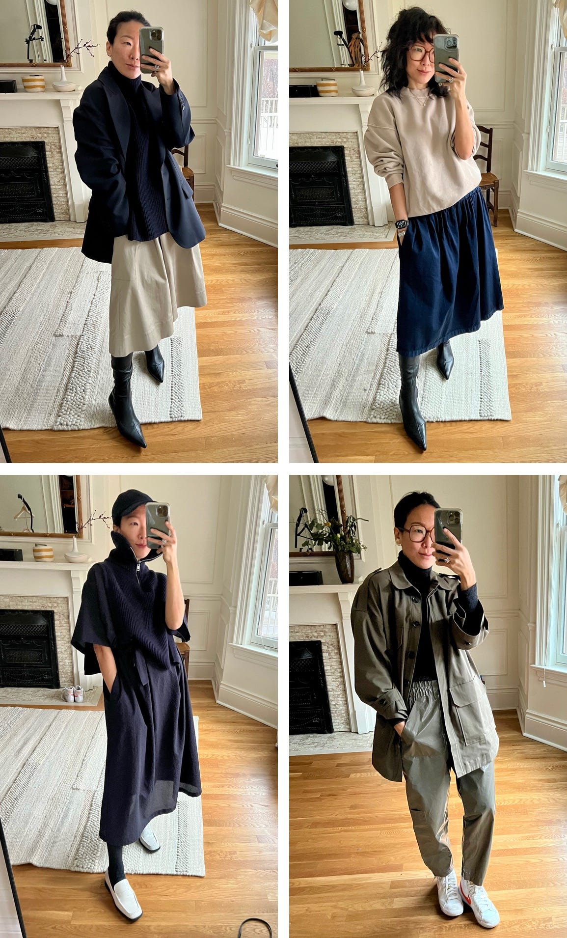 074/ My 52 Coziest Outfits of 2023 - by Irene Kim (김애린)