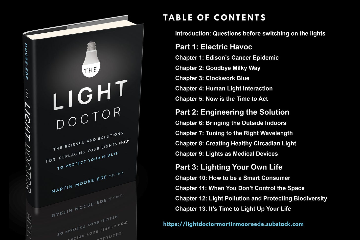 THE LIGHT DOCTOR: Book Overview - by Dr. Martin Moore-Ede