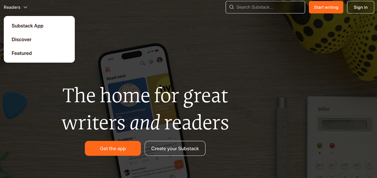 Why Substack Is Engineering Led and Not User Design Led.