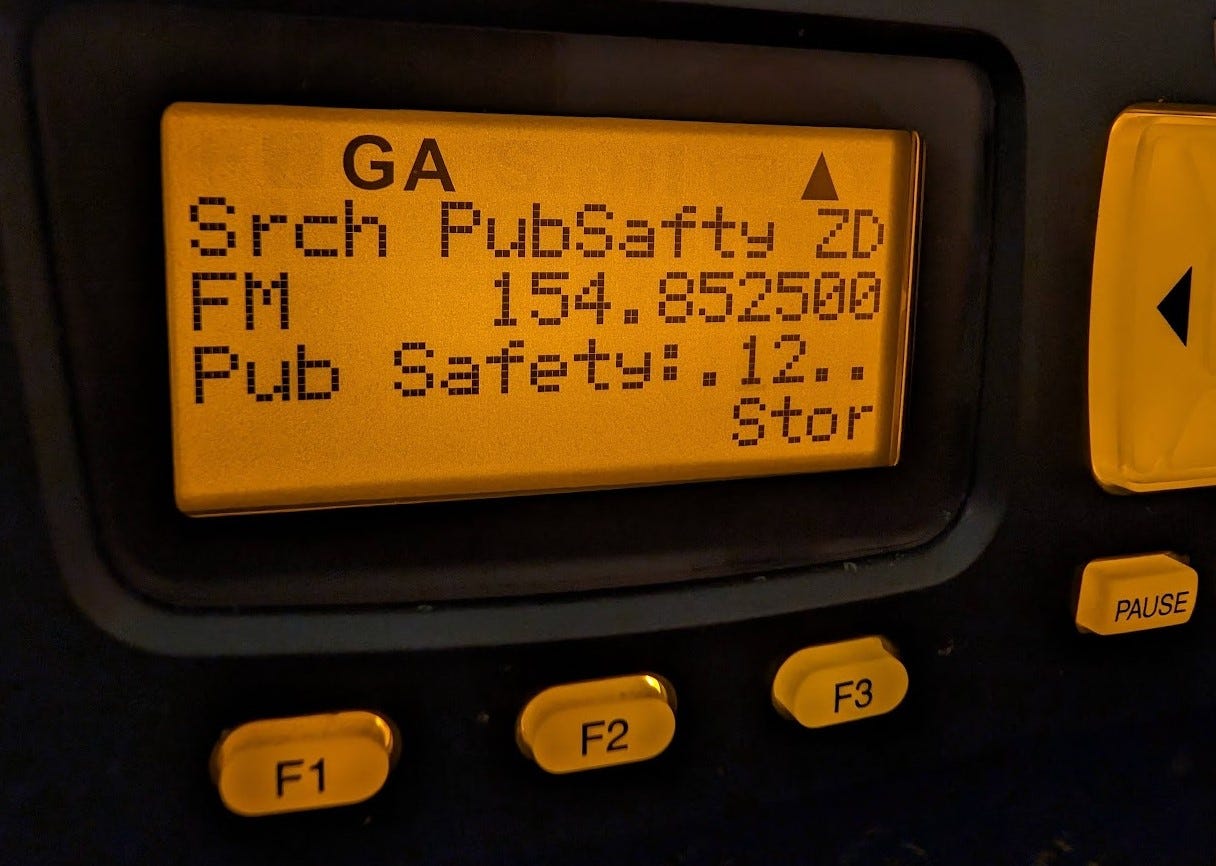 SCANNING: Exploring the active 154-MHz band