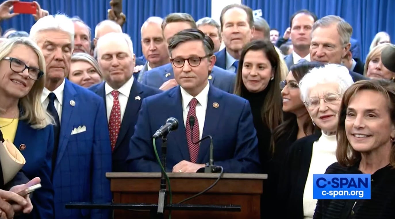 How did Speaker Mike Johnson, the embodiment of Christian Nationalism ...