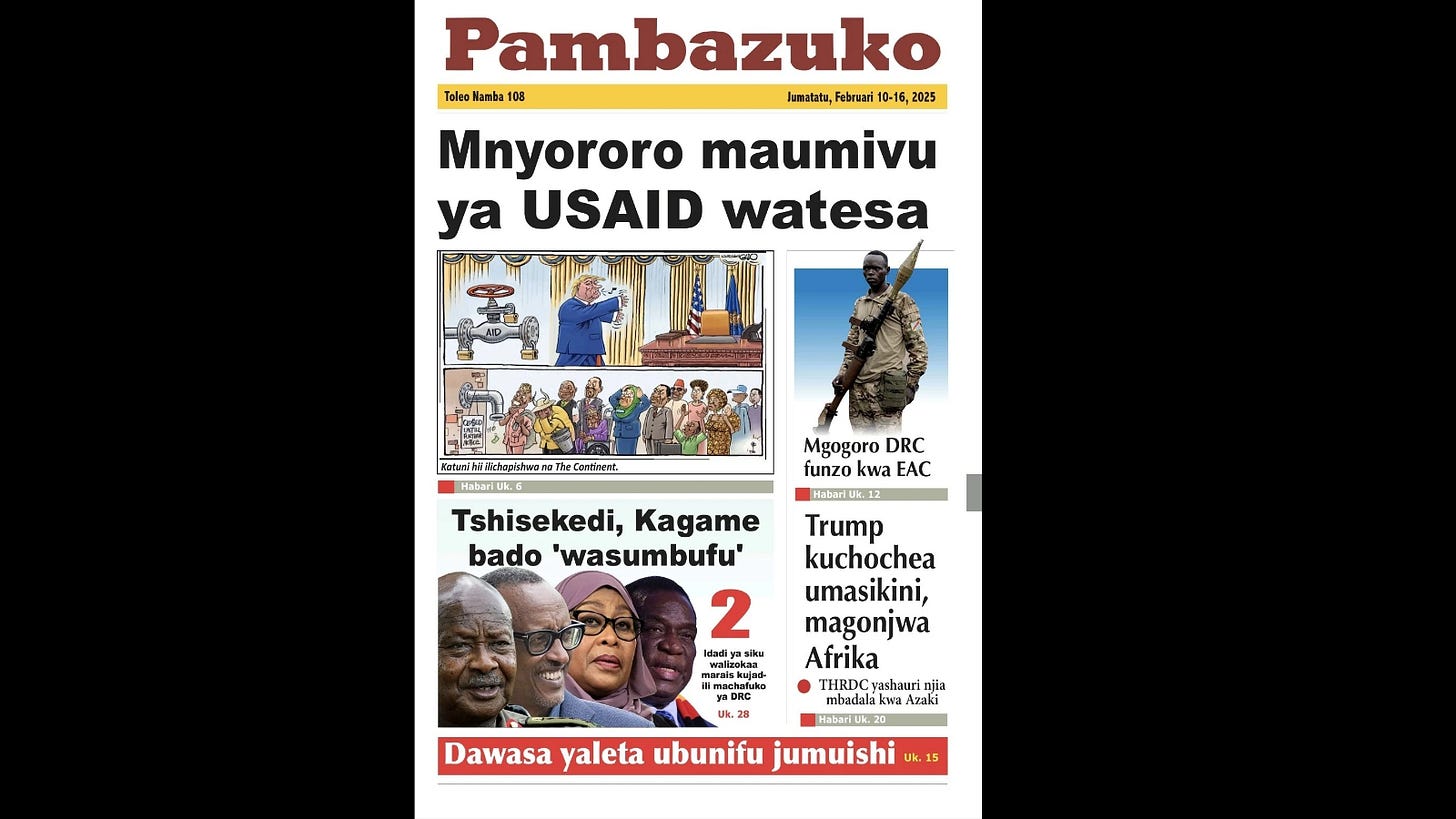 Pata toleo la wiki hii la gazeti la bure la kila wiki #PAMBAZUKO ...
