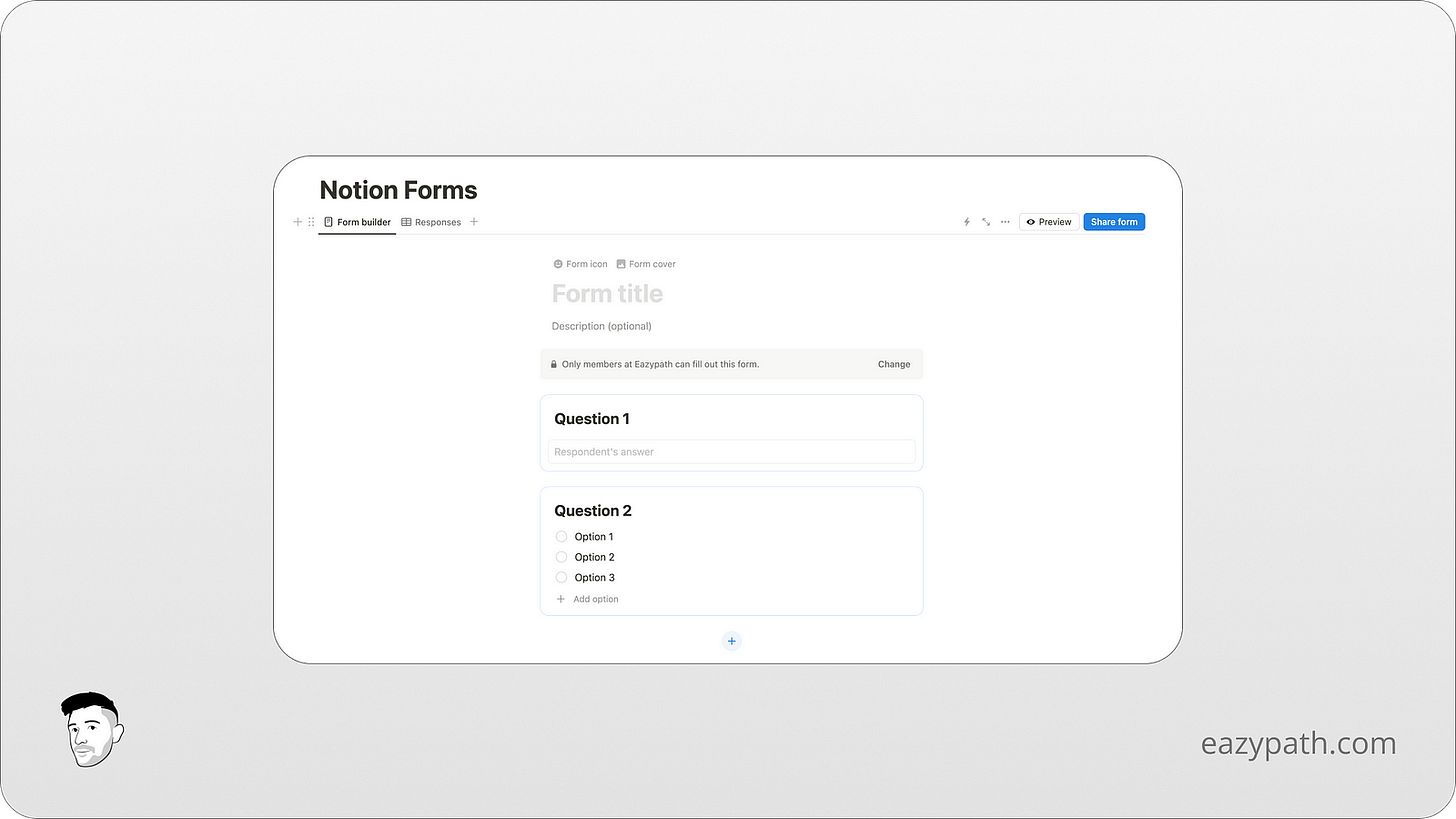 How To Create And Use Forms In Notion? - by Jean Remi