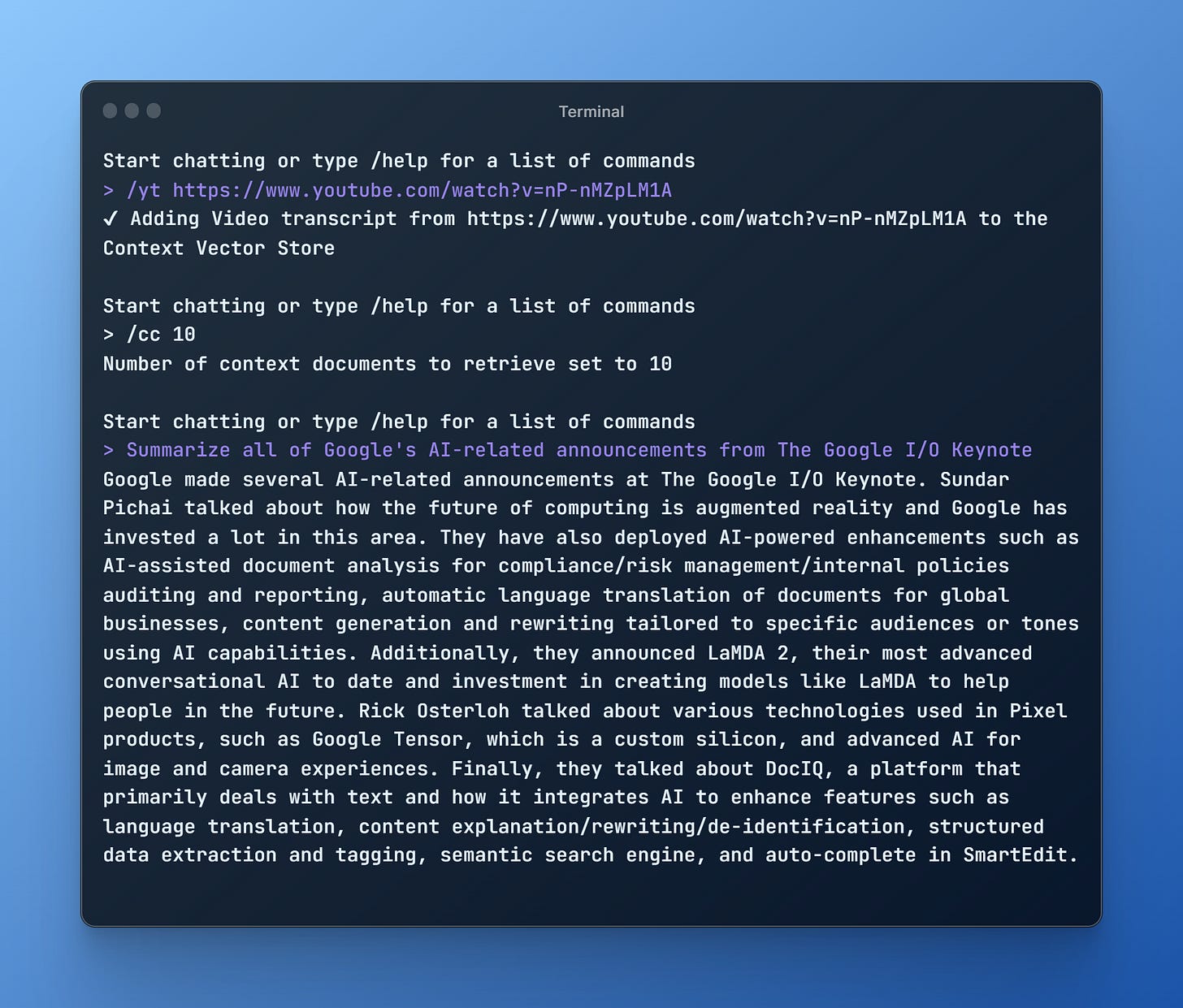 Exciting update to our enhanced GPT-4 Powered Chatbot with New Features