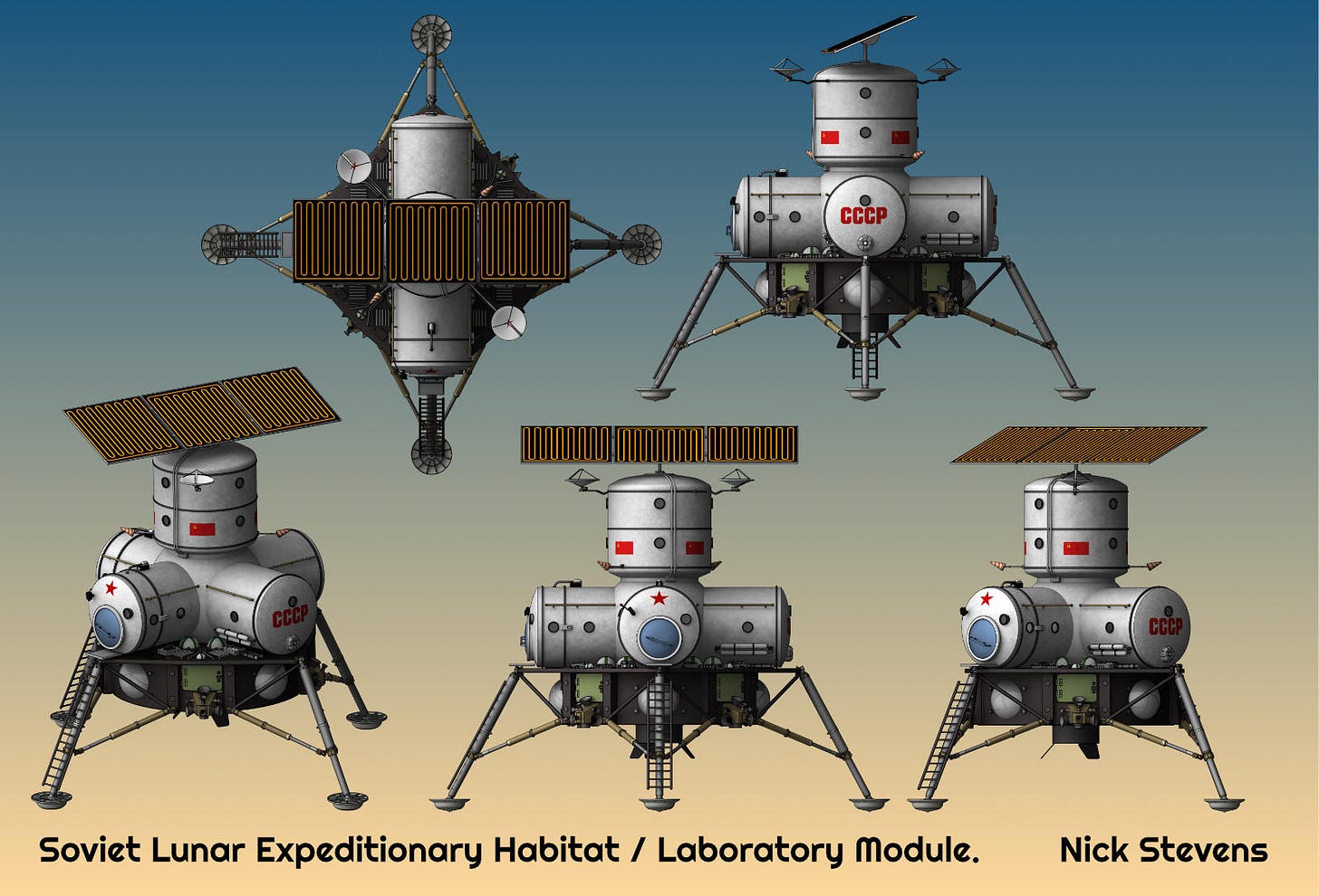 Lunar Expeditionary Program. - by Nick Stevens Graphics