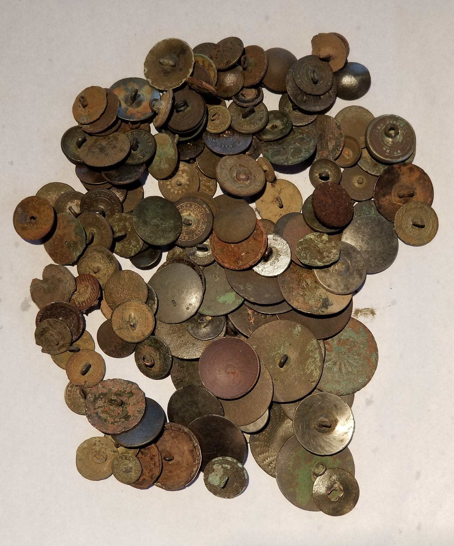 Early Buttons - by Brent Cosey - Detector's Digest