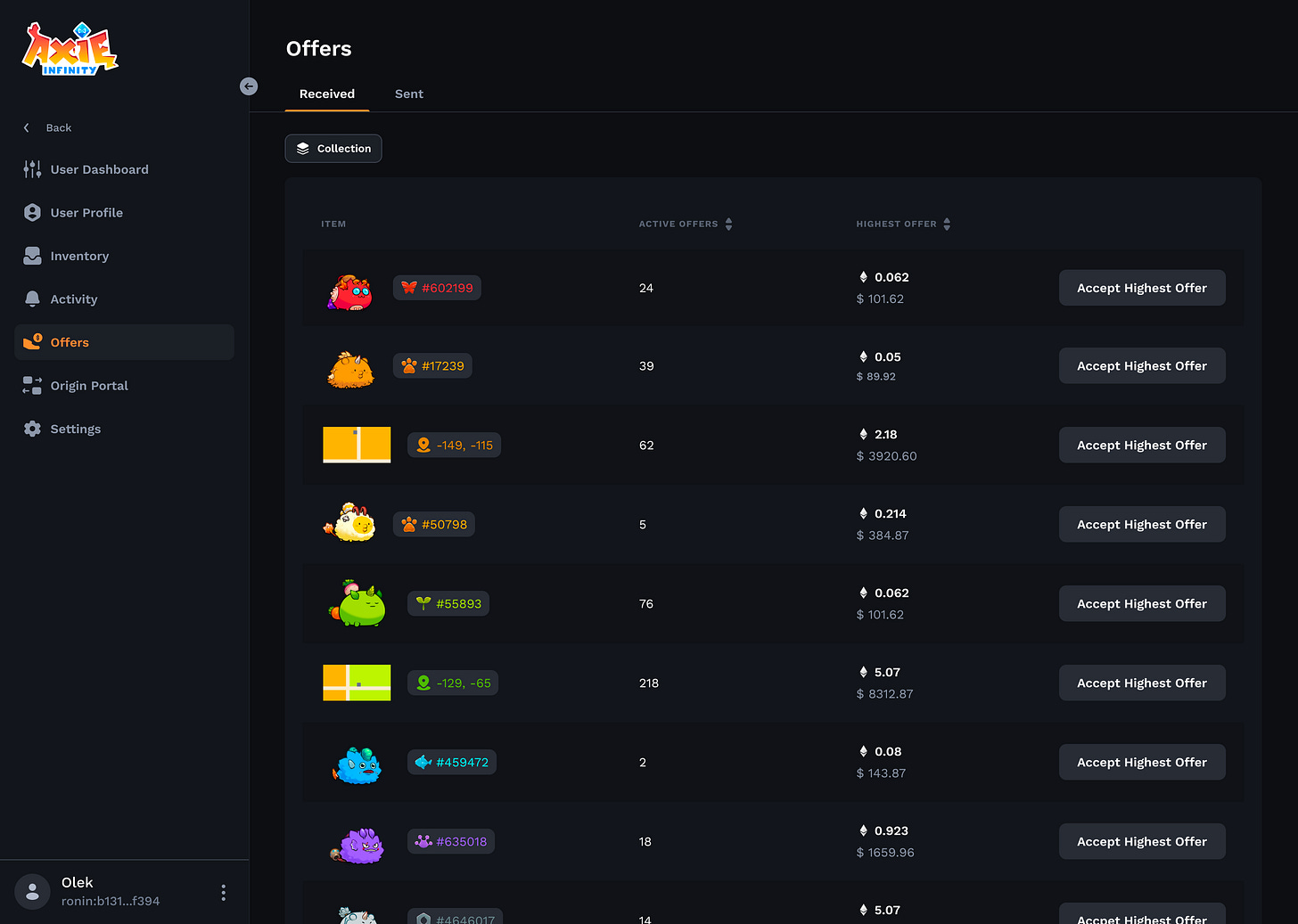 Offers are LIVE on App.axie! - by Axie Infinity