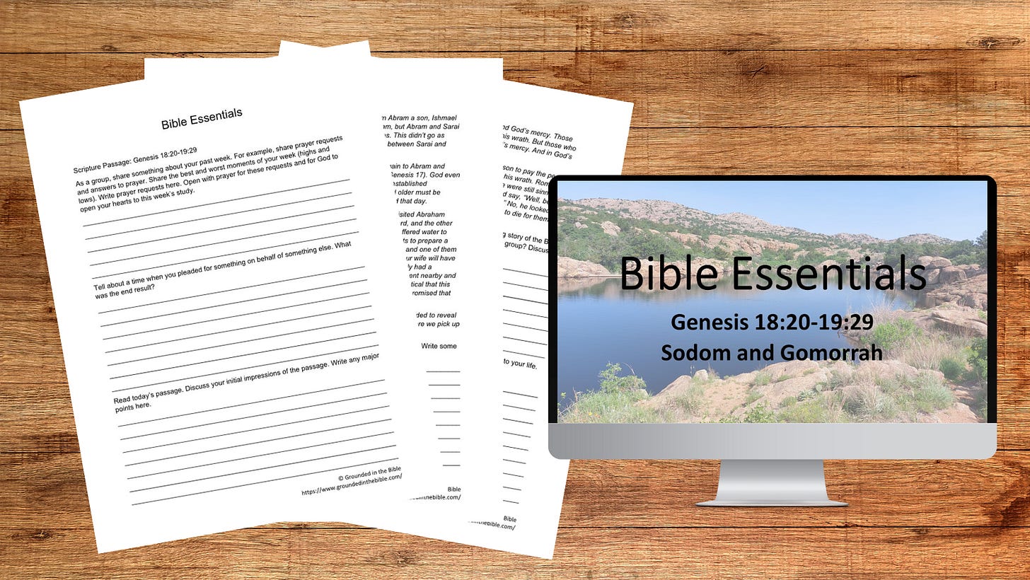 Genesis 18:20-19:29: Sodom and Gomorrah - by Karen Hoffman