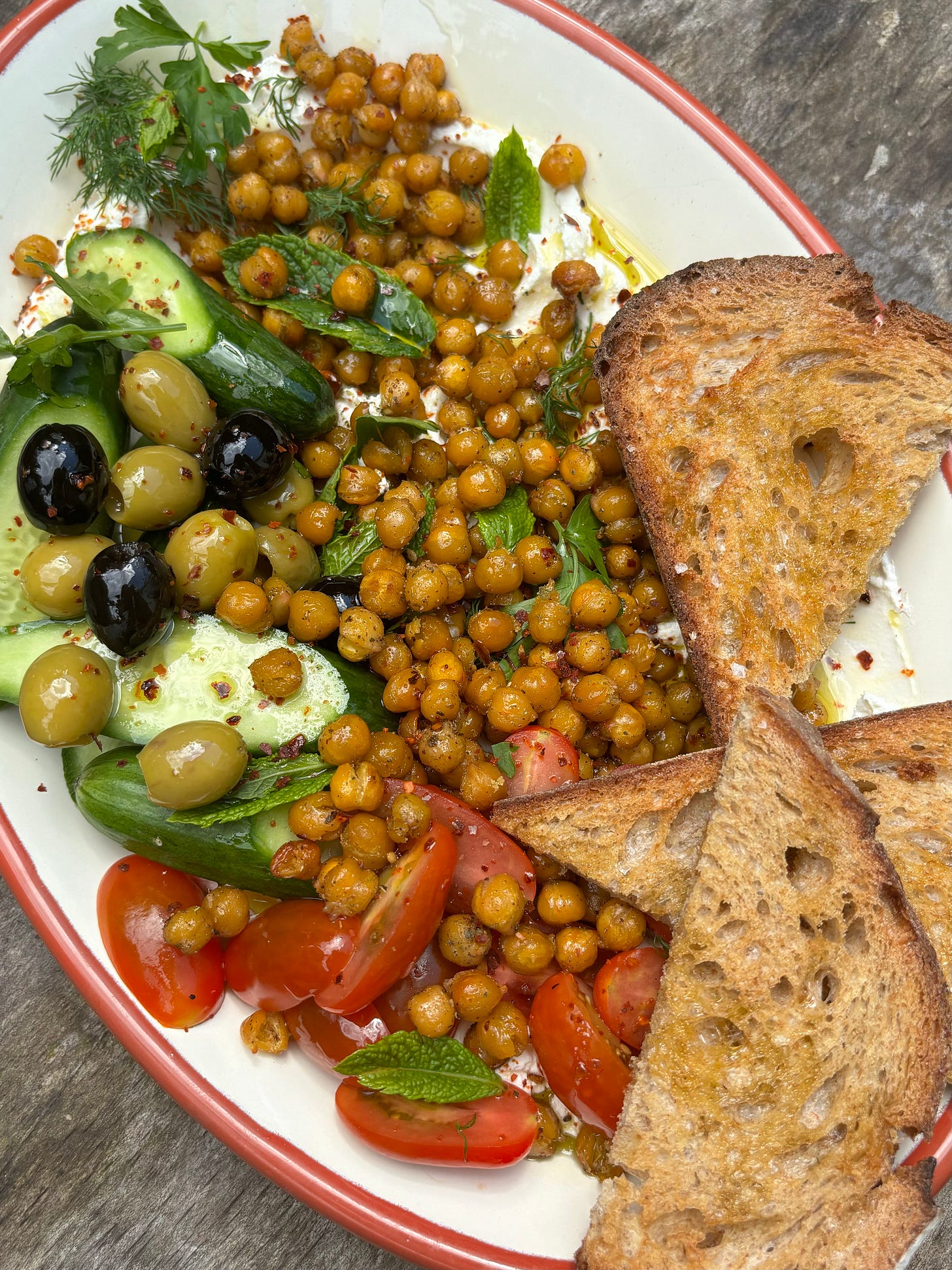3 MIDWEEK WAYS WITH BEANS - CRISPY CHICKPEAS WITH LABNEH, SALSA VERDE ...