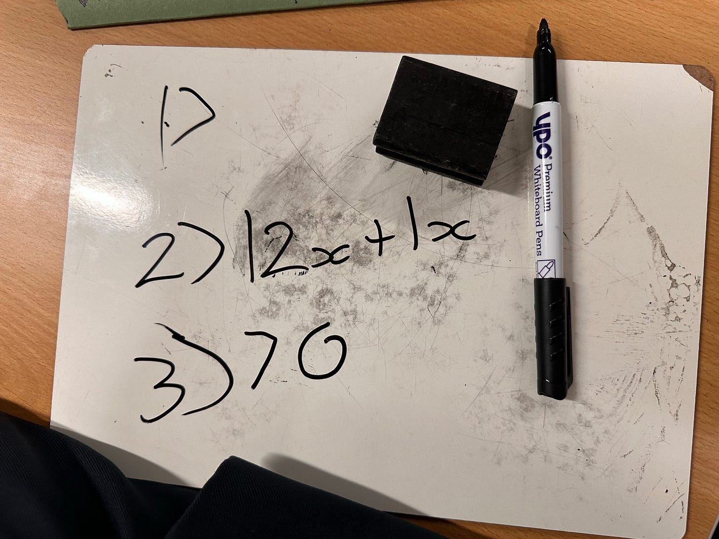 My lesson observation + coaching template