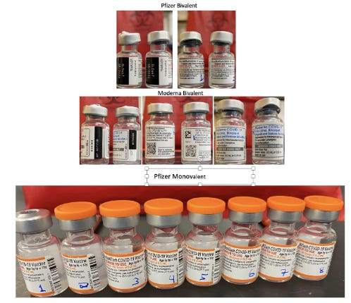 Sequencing of bivalent Moderna and Pfizer mRNA vaccines reveals ...