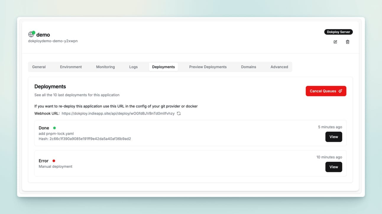 Dokploy的极简教程 - by javayhu - Indie Maker Hu