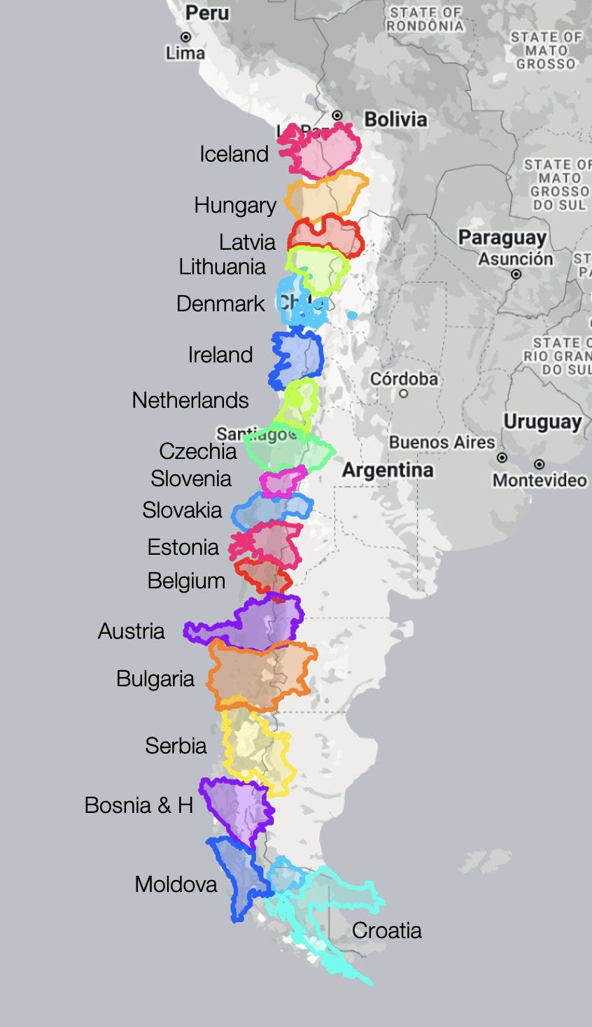 Why Is Chile So Long? - by Tomas Pueyo