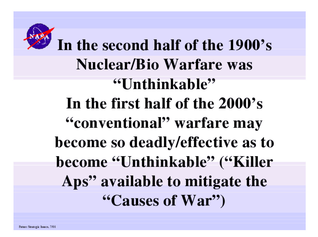 Το σχέδιο που δημοσίευσε η NASA το 2001 για την επίθεση σε ολόκληρο τον ...
