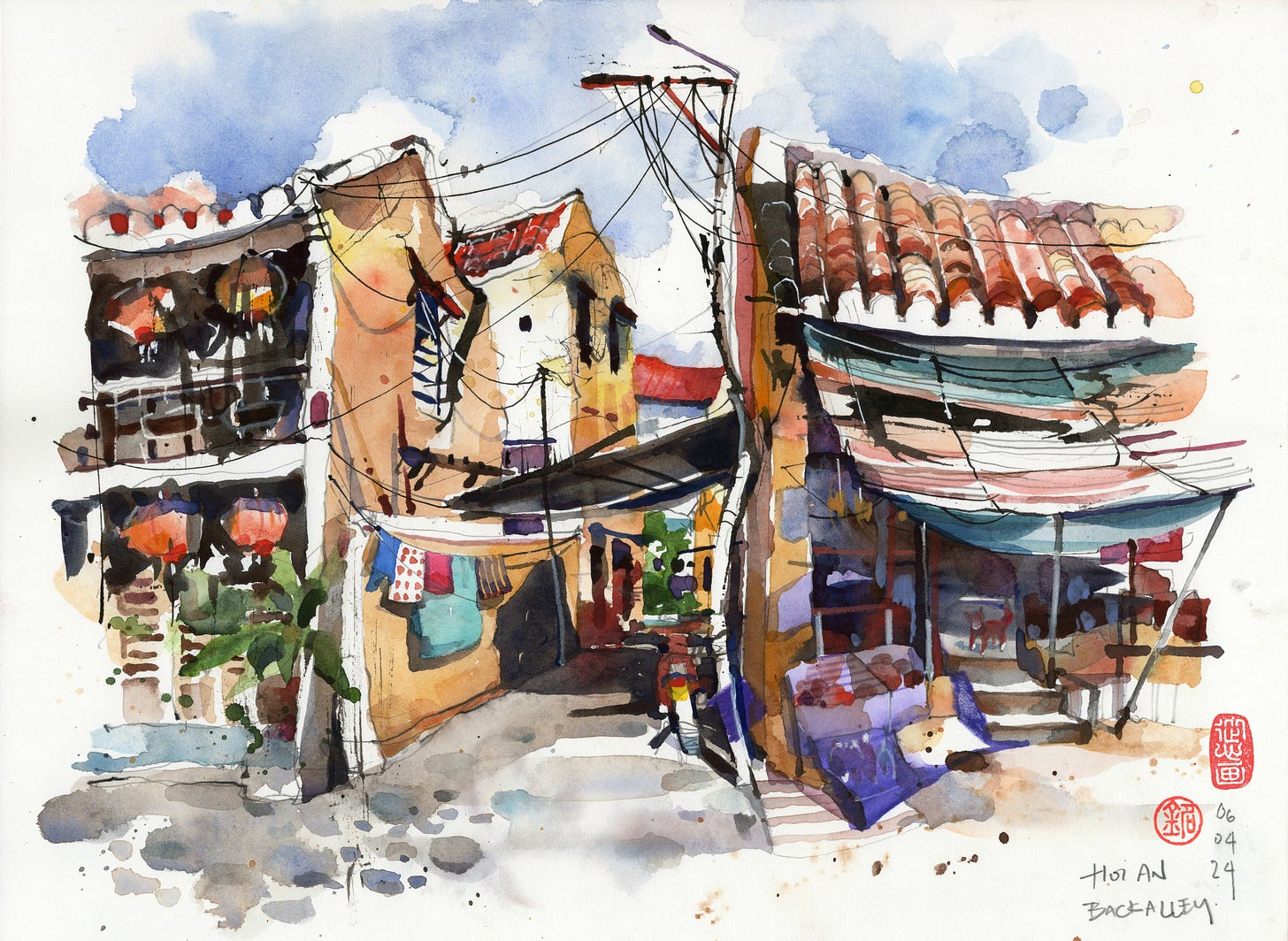 Into the alley! - Paul Wang