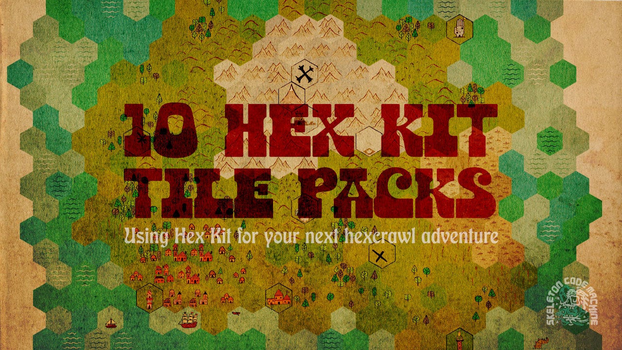 Top 10 Hex Kit Tile Packs - by Exeunt Press