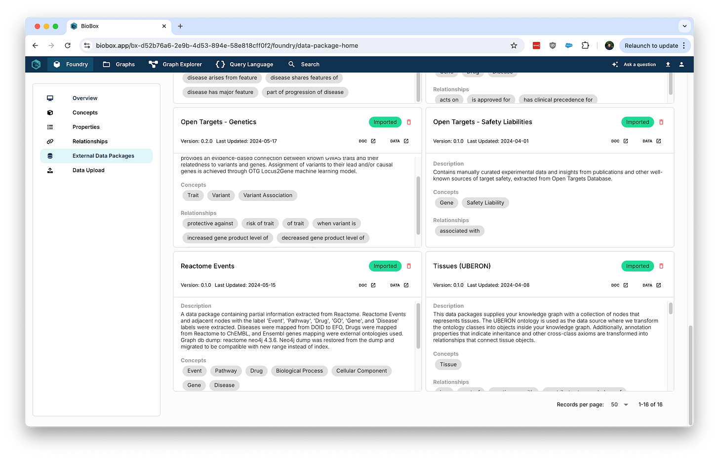 The Reactome Knowledgebase: Powering Biological Research with Knowledge Graphs