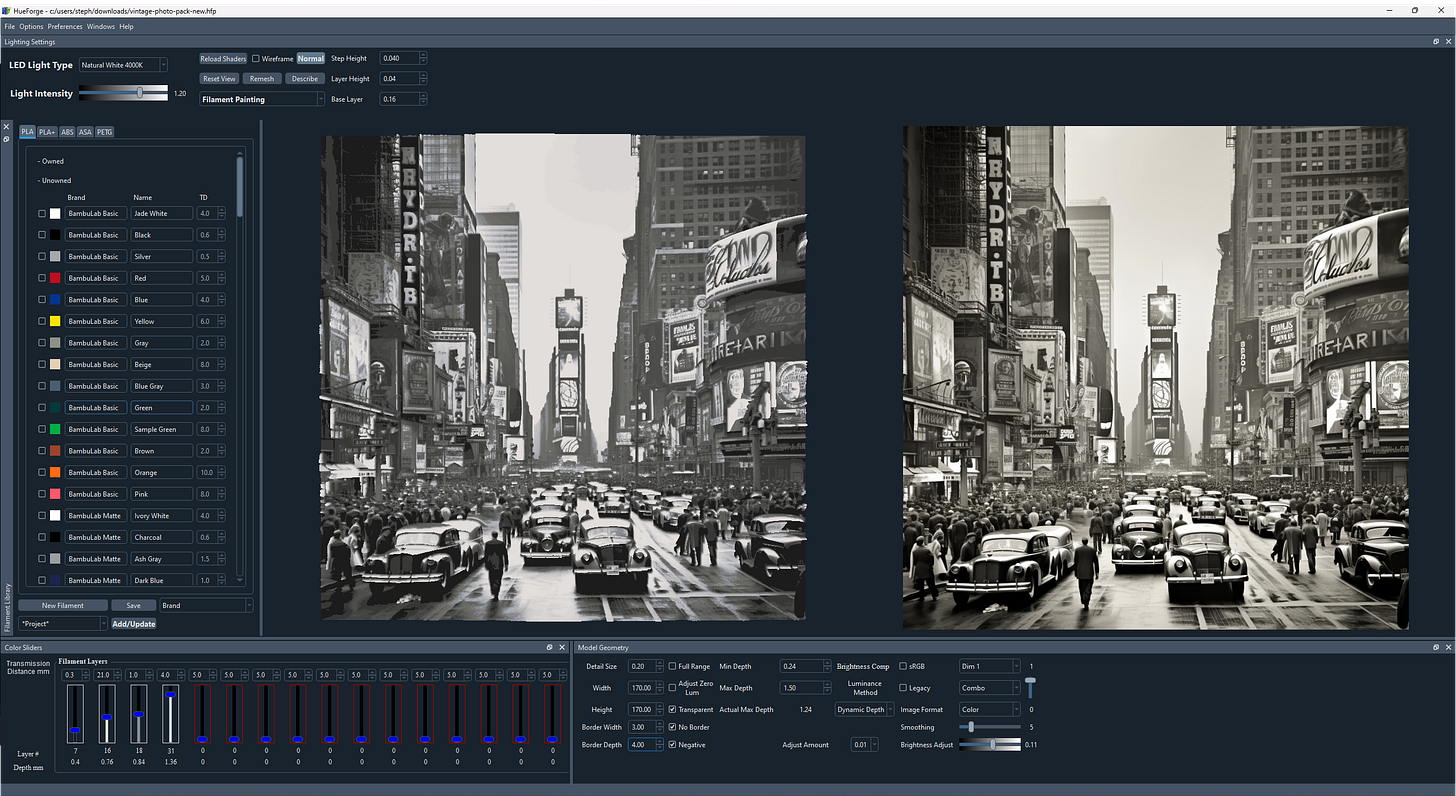 Release Notes for HueForge 0.6.0 - by Horn & Rhode