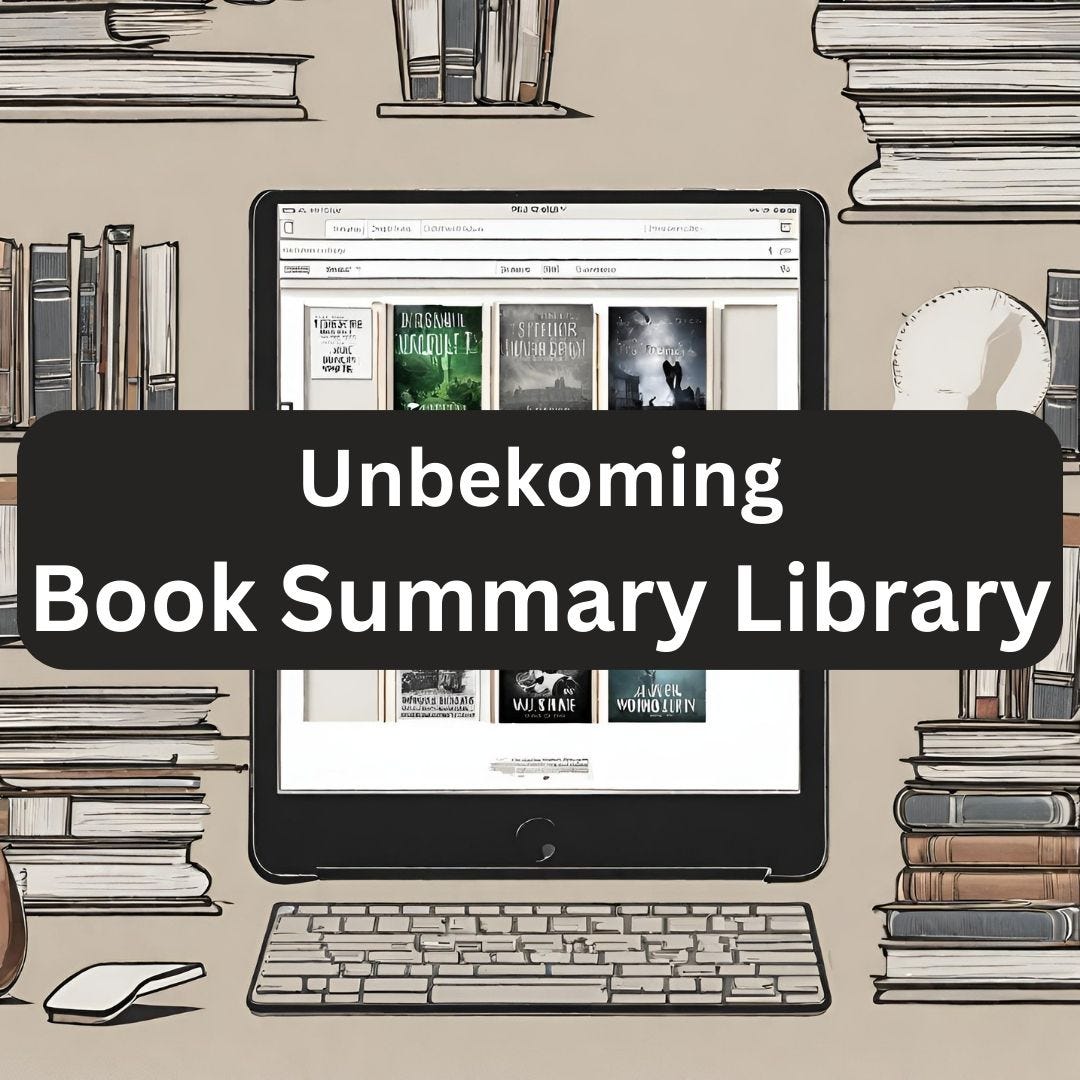Unbekoming Book Summary Library - Lies are Unbekoming