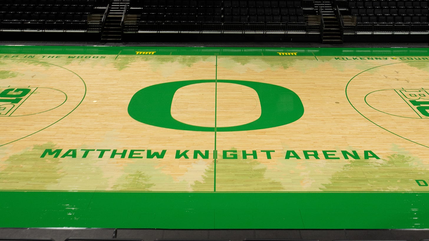 First look: The story behind the new Matthew Knight Arena floor design