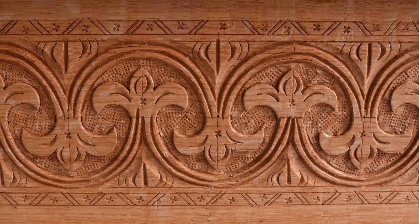 For sale: a carved box & a ladderback chair | PETER FOLLANSBEE: JOINER ...