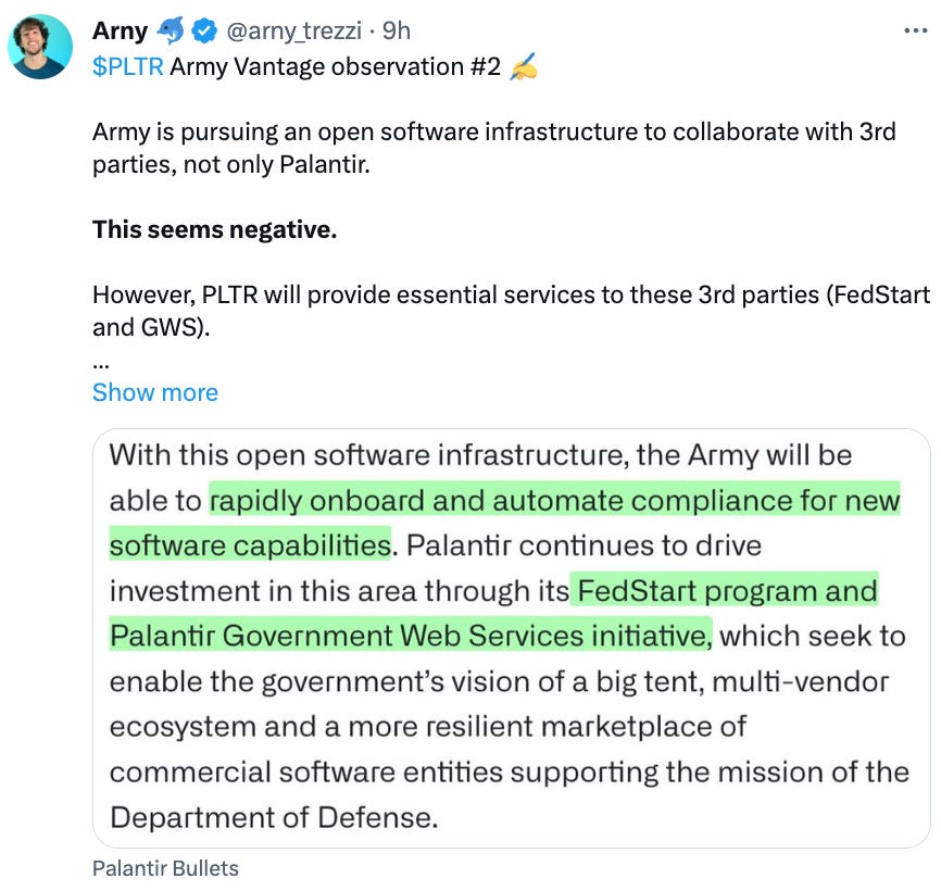 💰 $4bn Army Savings | Palantir Bullets #56