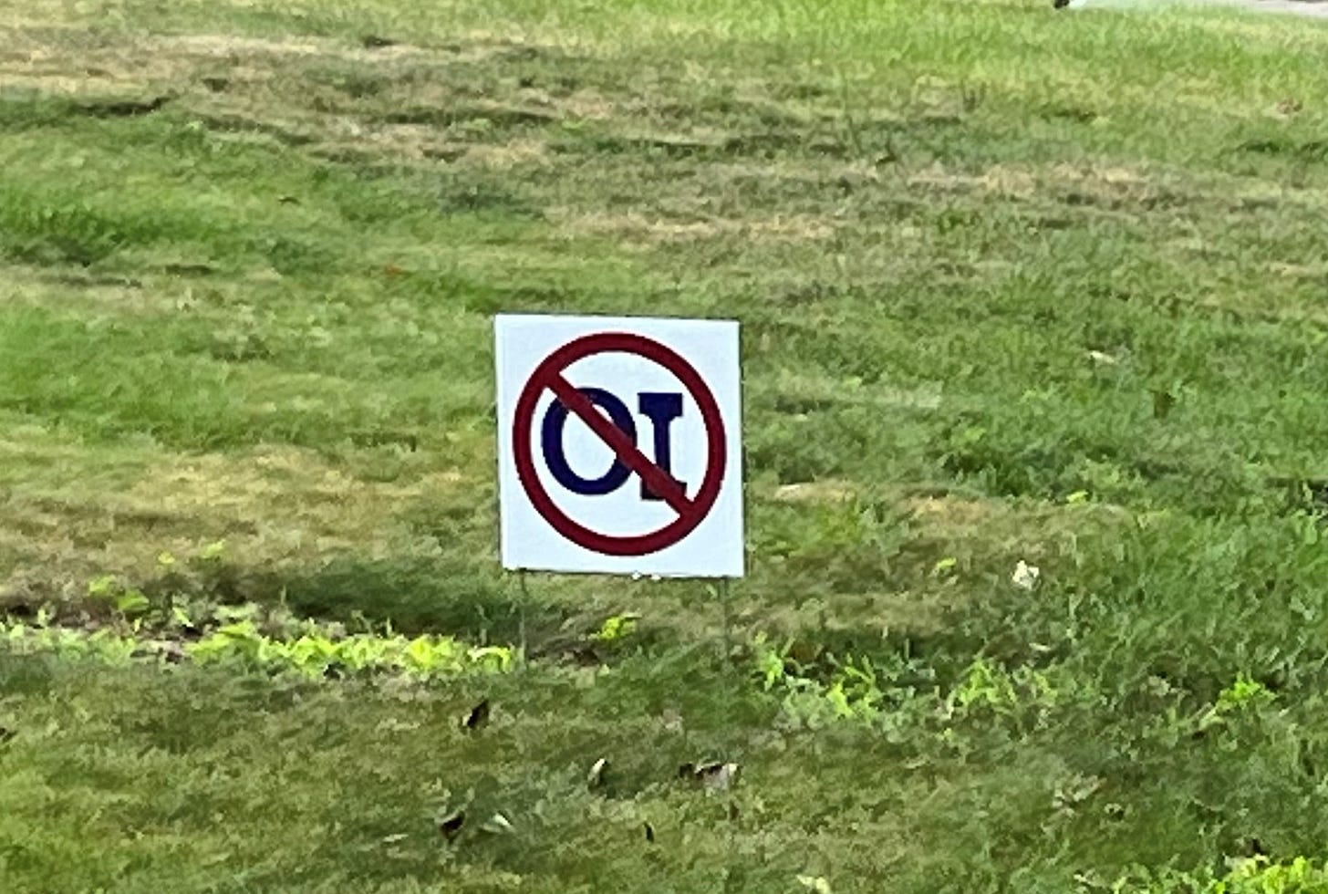 What do the NO OI Signs Mean? - by Concerned Parent