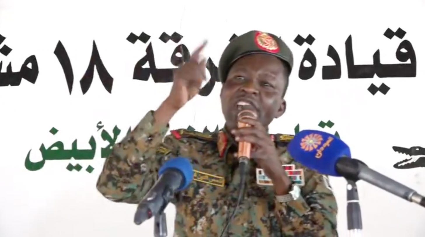 Kabbashi says ‘we carry the olive branch next to the gun’