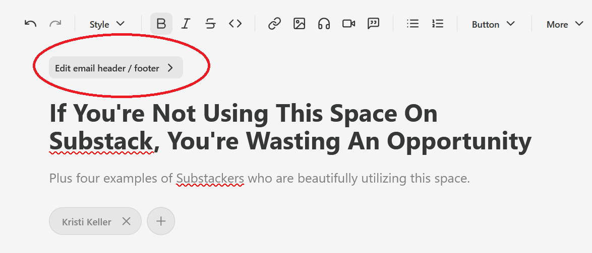 If You're Not Using This Space On Substack, You're Wasting An Opportunity