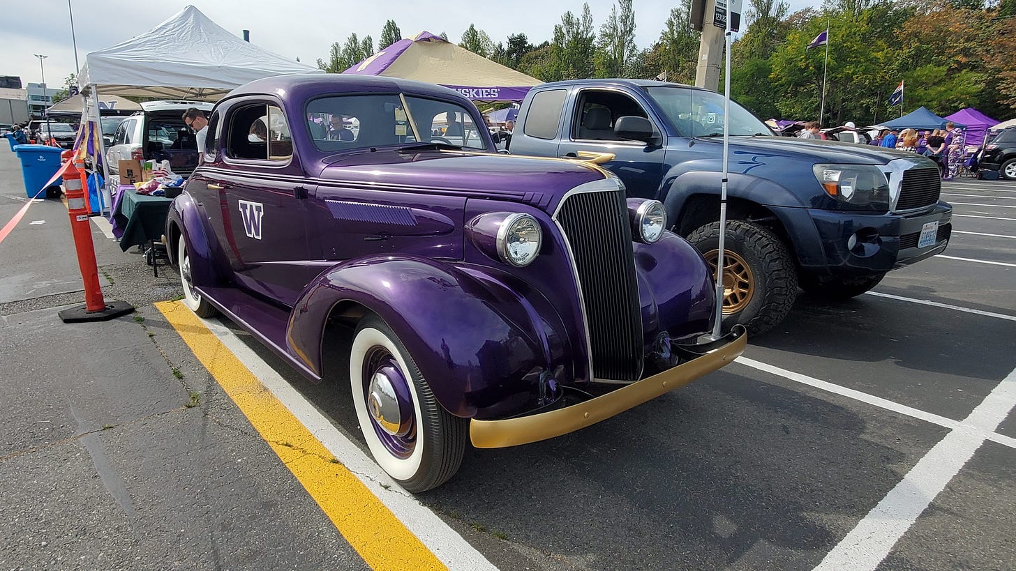 How a 1937 Chevy Coupe made its way into Washington's recruiting photo ...