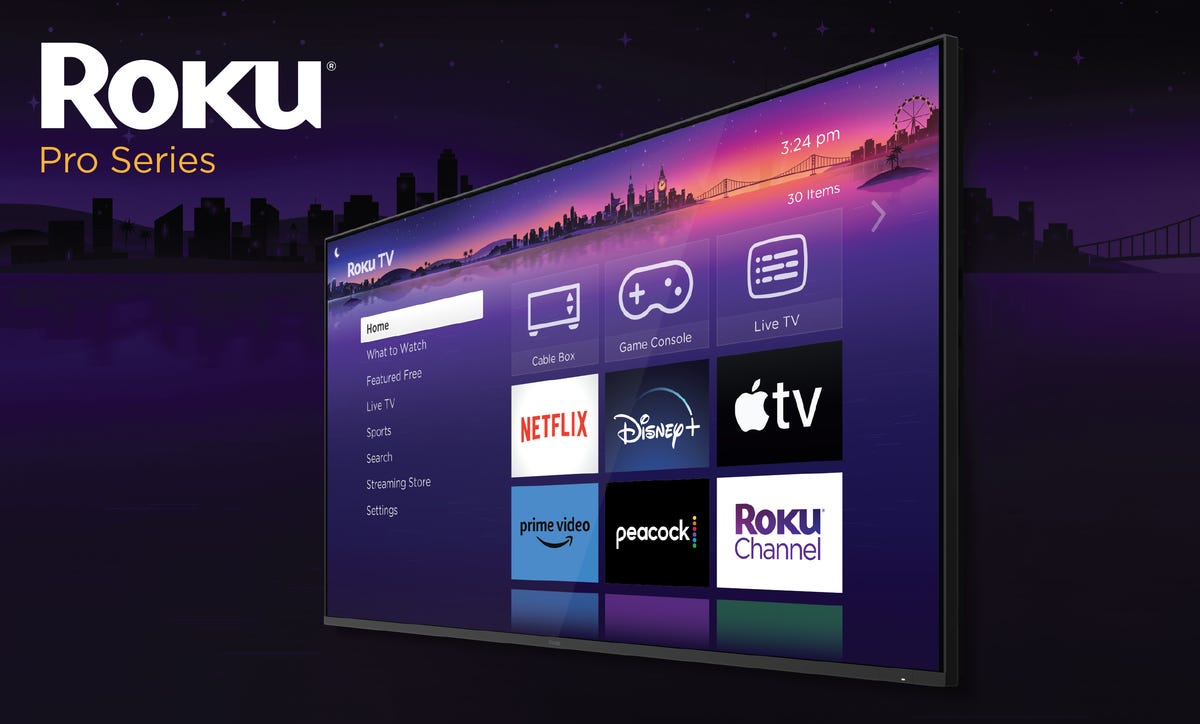 Roku Pro TV specs at CES 2024: 4K, QLED and mini LED