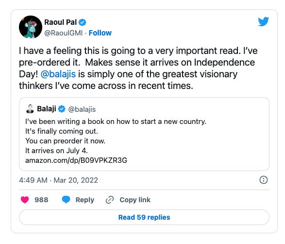 The Network State Book - balajis.com