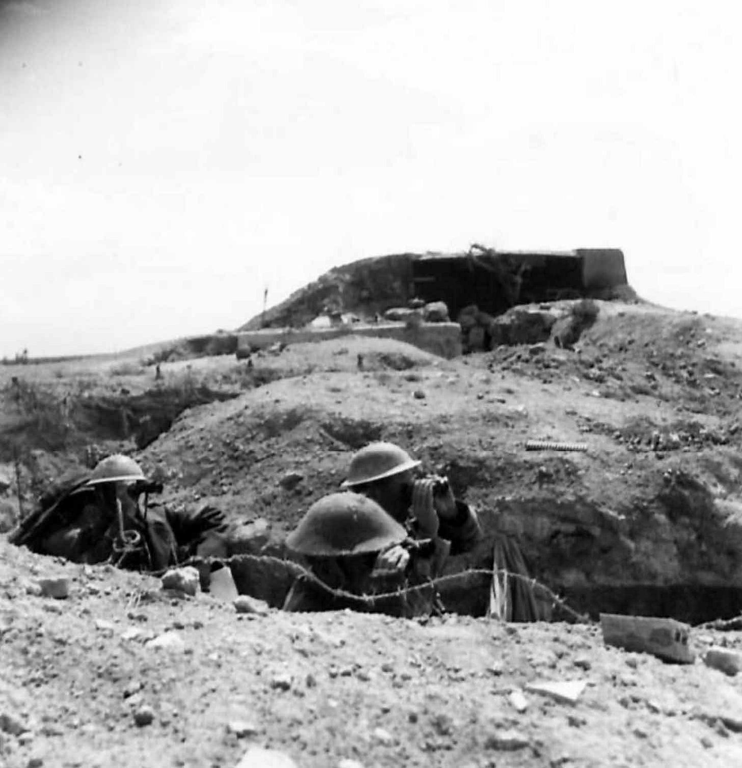 British Eighth Army reaches the Mareth line