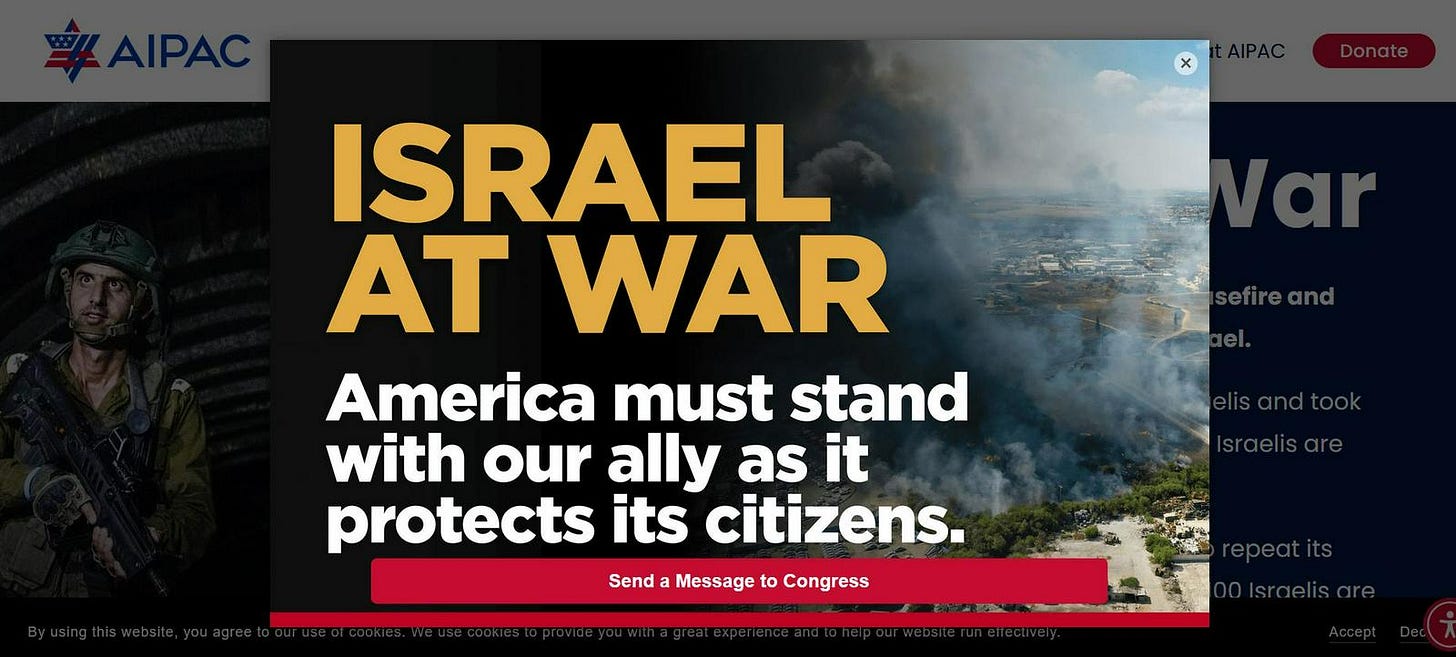 AIPAC - the Israeli lobby, which has a major influence on both ...