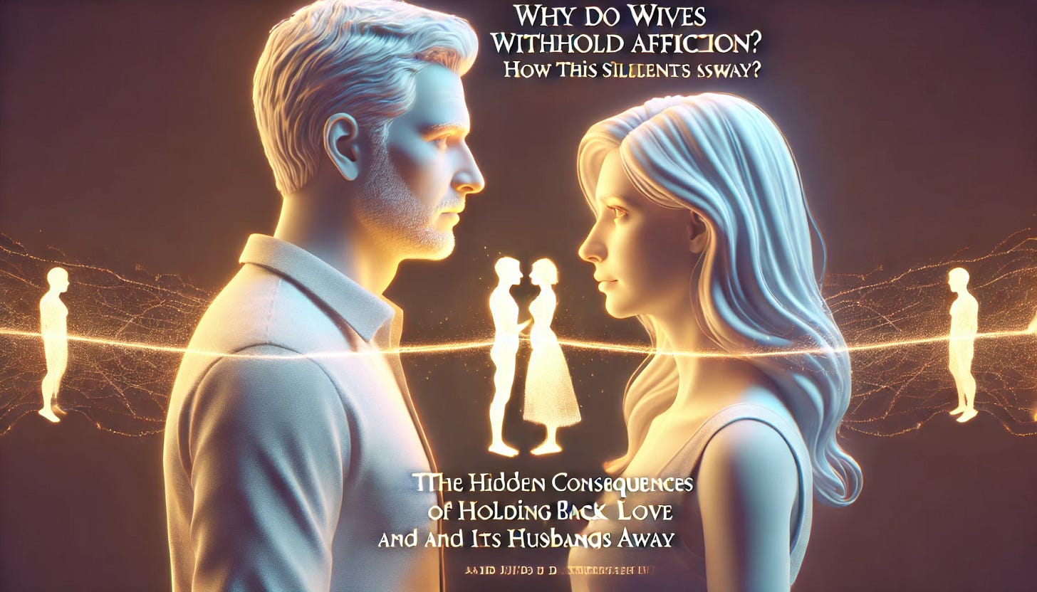 "Why Do Wives Withhold Affection? How This Silent Mistake Drives ...