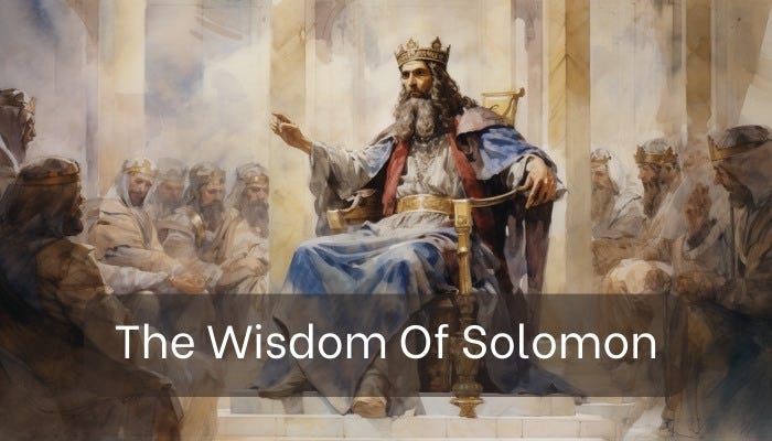 The Truth of Solomon - by Robert E Cook - I'll Just Say It