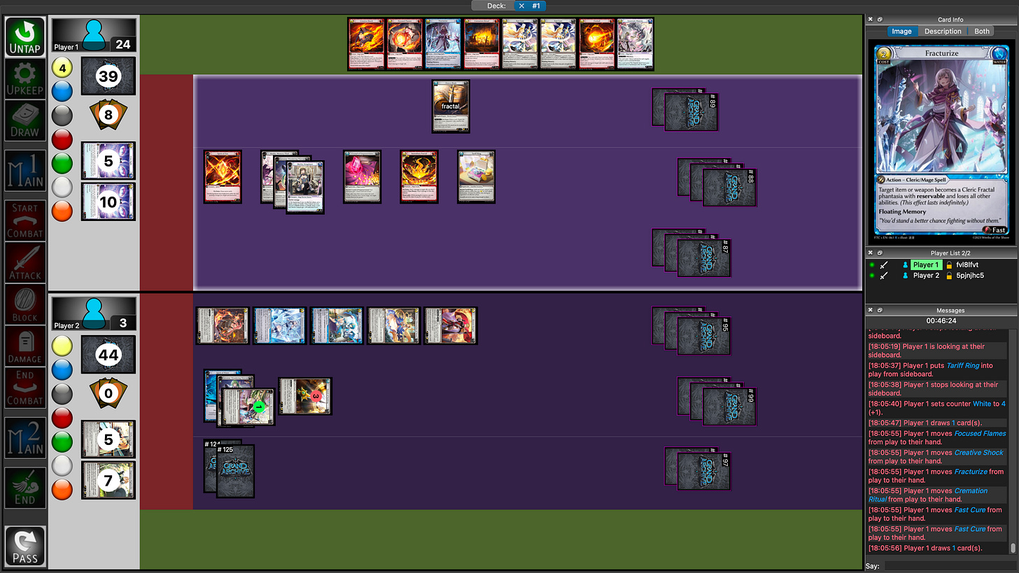 How to play Grand Archive TCG on Cockatrice
