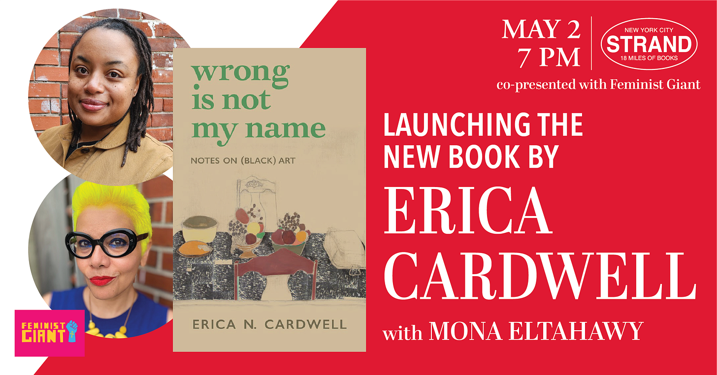 Event: FEMINIST GIANT & The Strand Present Erica Cardwell