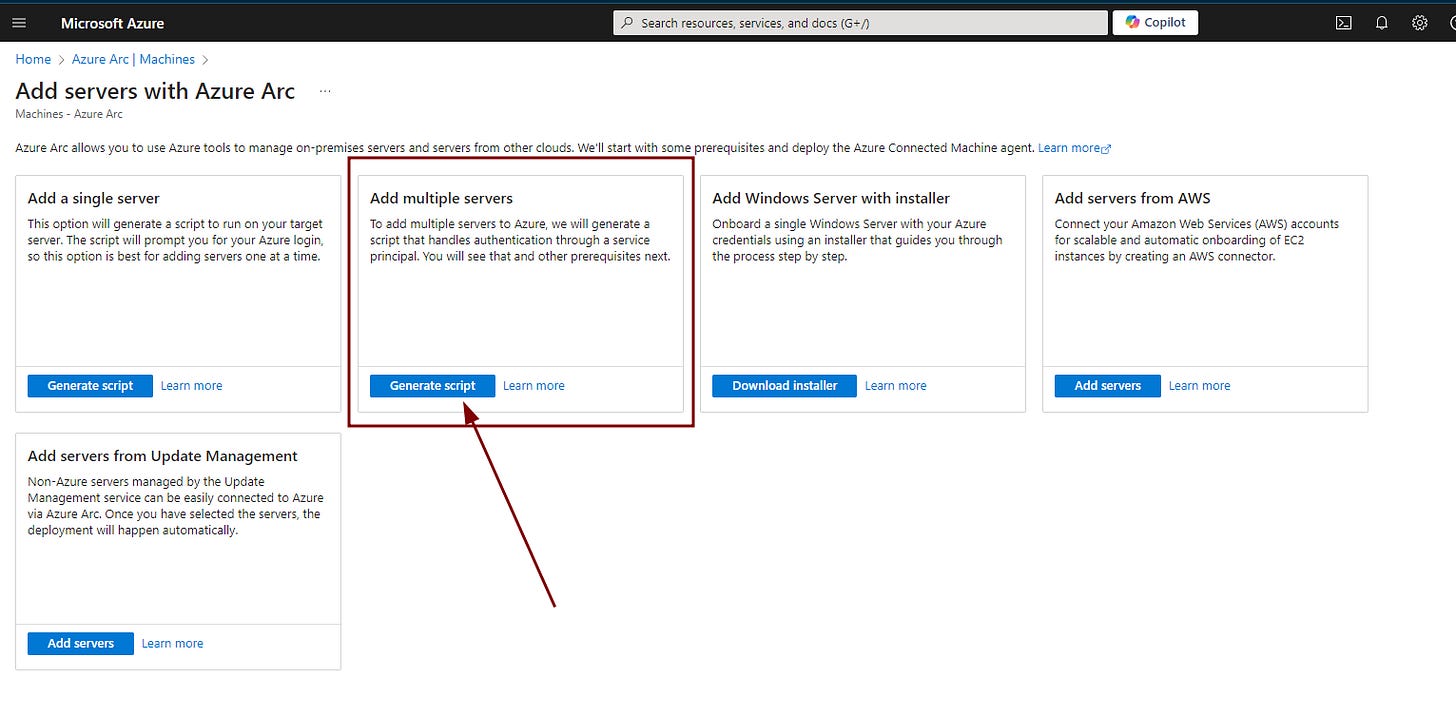 Enrolling On-Prem Servers in Azure Arc - by Andy Lombardo