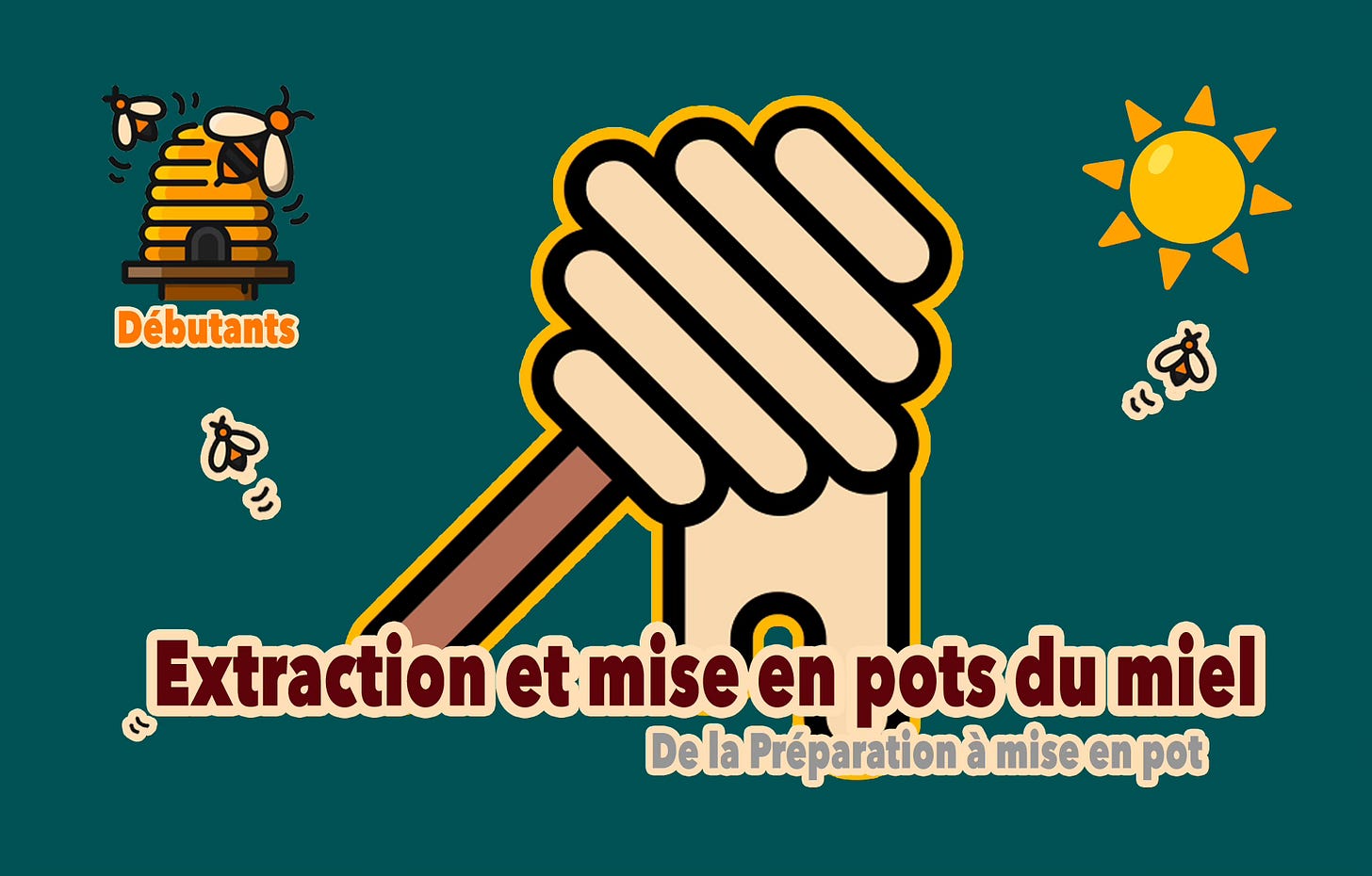 Extraction et mise en pots du miel - by Philippe Royer