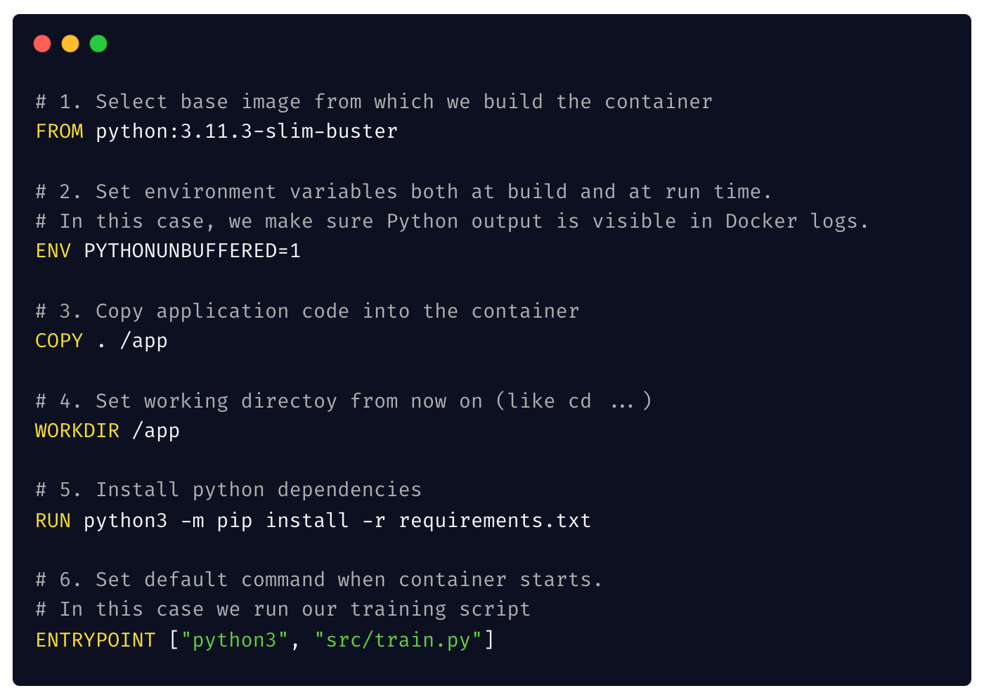 Docker for Machine Learning Engineers