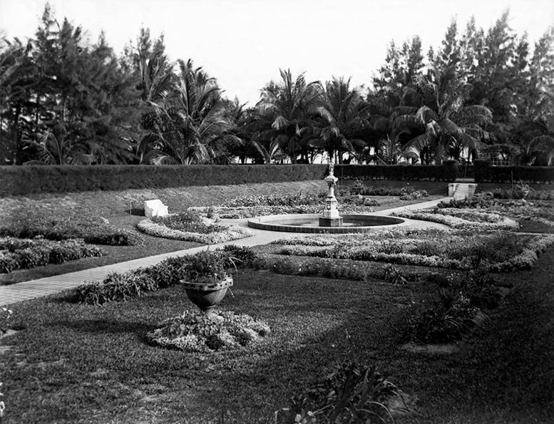 Snowden Mansion on Miami Beach in 1923 - by Casey Piket