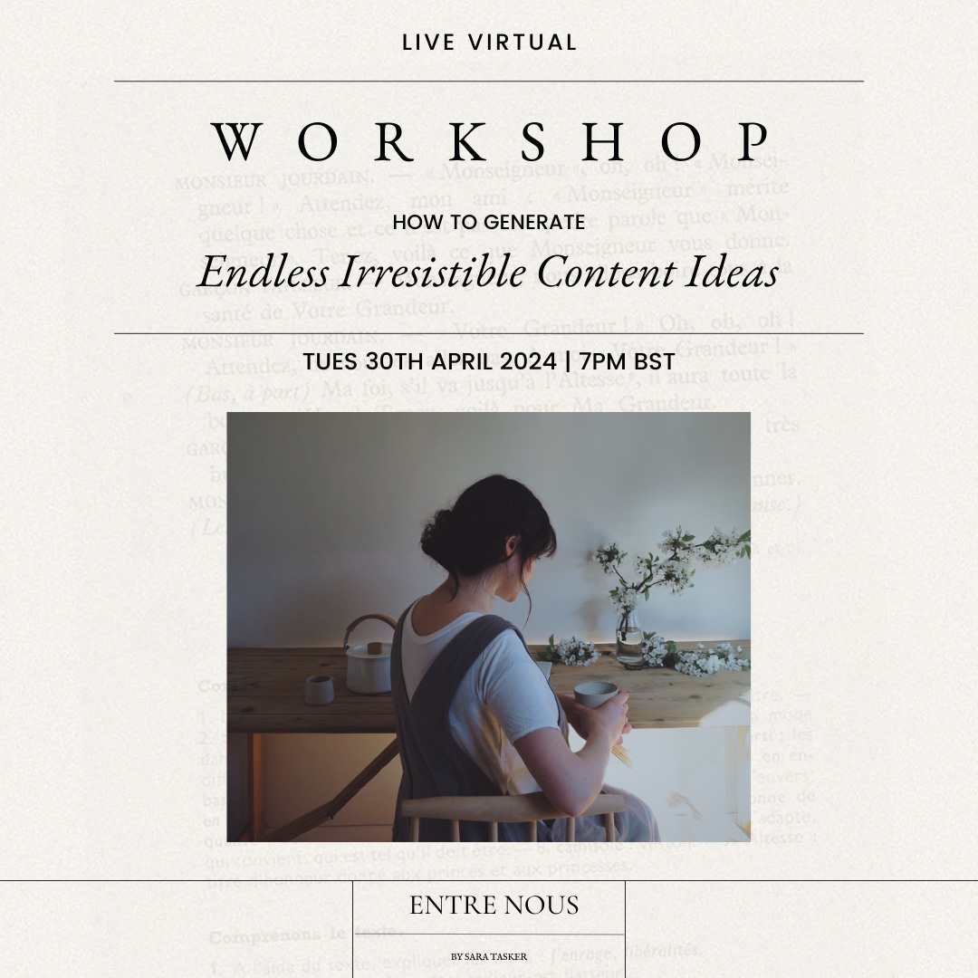 Calendar - by Sara Tasker - Me & Orla - Entre Nous