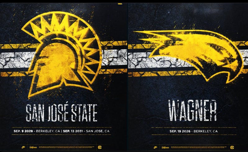 Cal schedules home-and-home with San Jose State for 2028 & 2031, Wagner ...