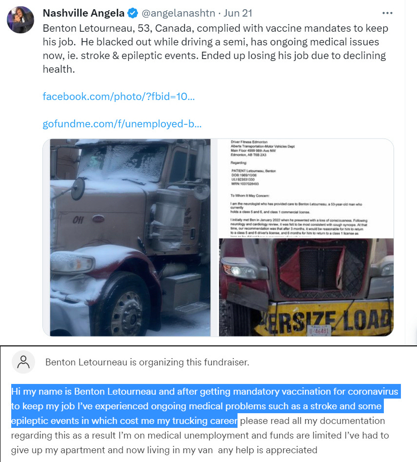 Young Drivers (COVID-19 mRNA Vaccinated) Are Having Medical Emergencies ...