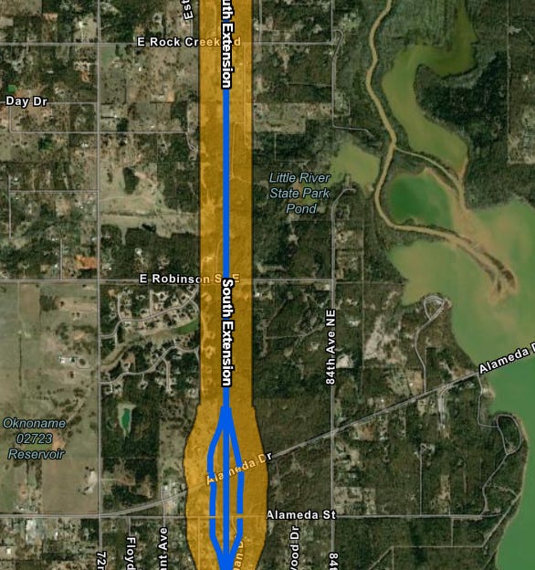NEW ROUTE for South Extension Turnpike - Pike Off OTA