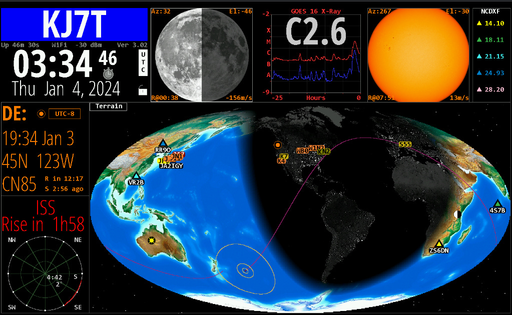 Inovato Quadra HamClock - by Tom Salzer - Random Wire℠