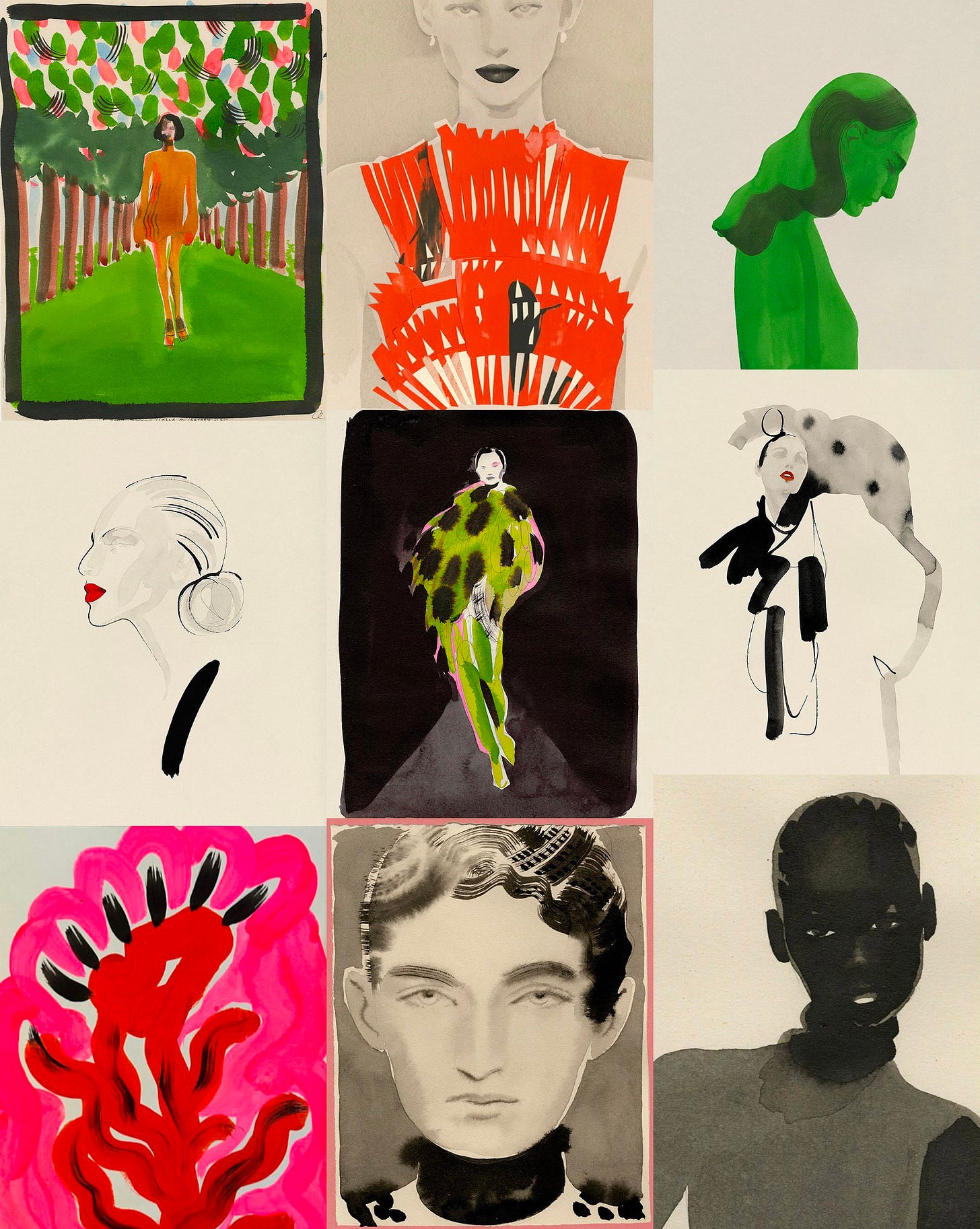 #3473 | Women drawing women. - A Treasury of Moods