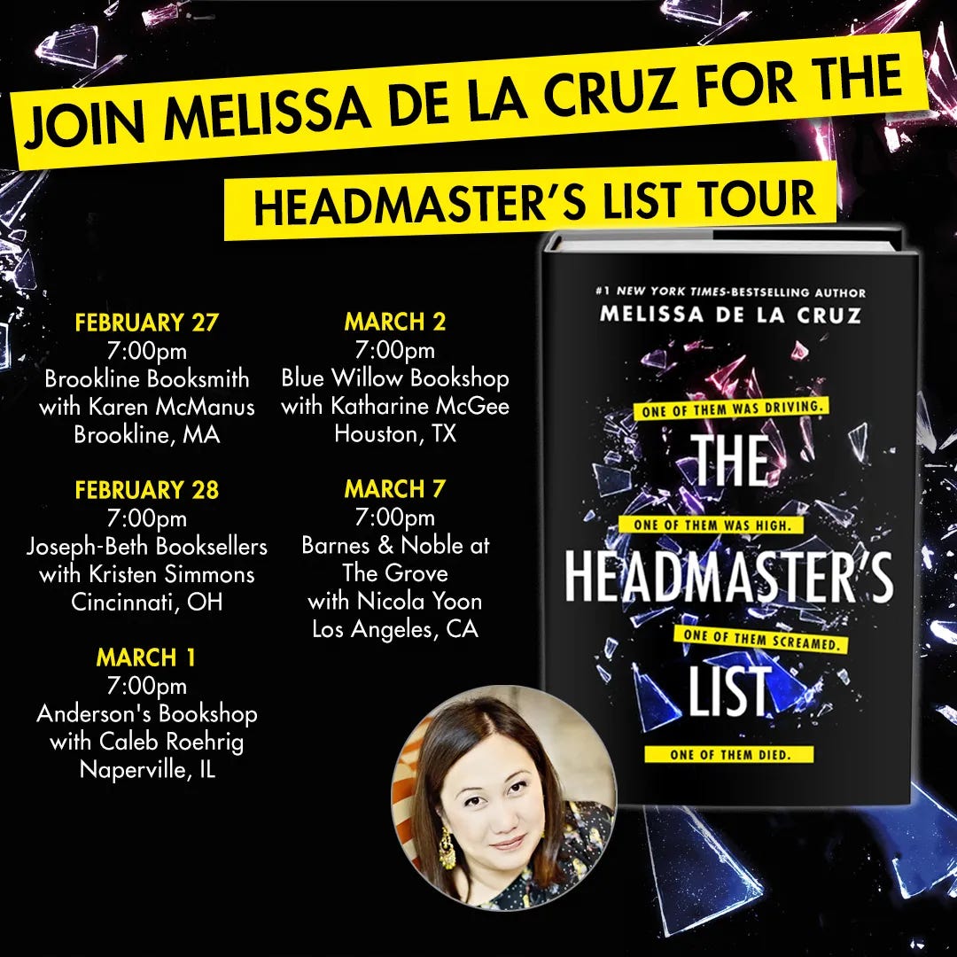 Pre-order Headmaster's List & get a FREE BOOK!